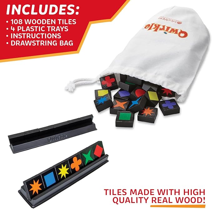 Best price for PREMIUM Qwirkle Board Game - Strategy Game for 2-4 ...