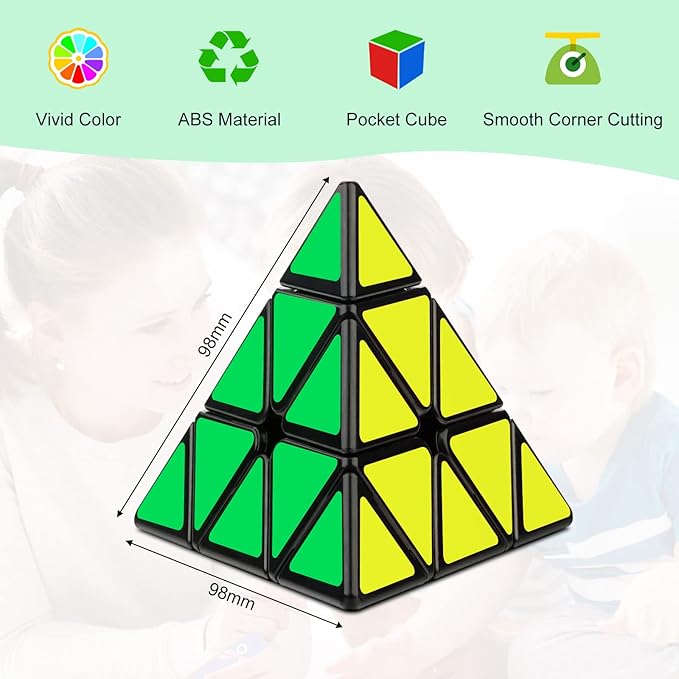 Best price for PREMIUM Rubik's Pyramid 3x3 Speed Cube Magic Pyramid ...
