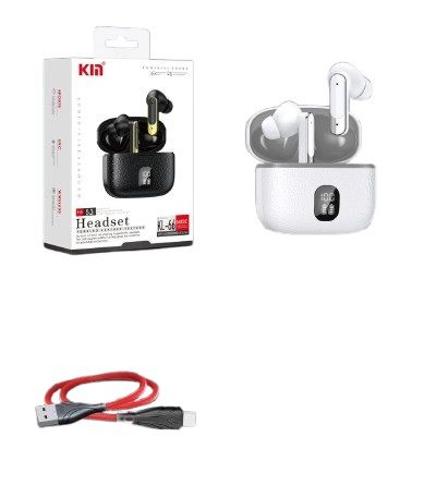 Best price for KIN KL-66 Leather Texture Earbuds Color-Black 1001815755