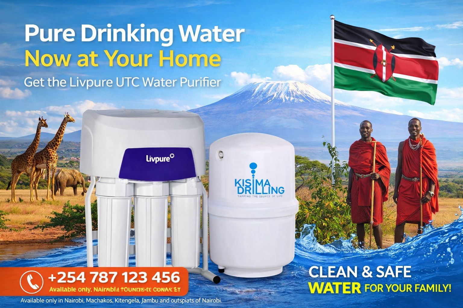 Best price for Livpure UTC RO UV UF Water Purifier – Under Sink System for Borehole & Tap Water ...