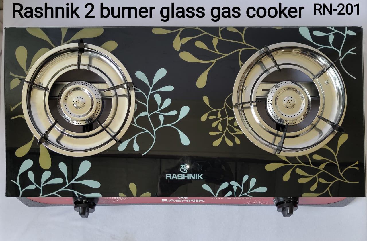 Best price for A Double Glass Burner Rashnik Gas Stove Cooker is a ...