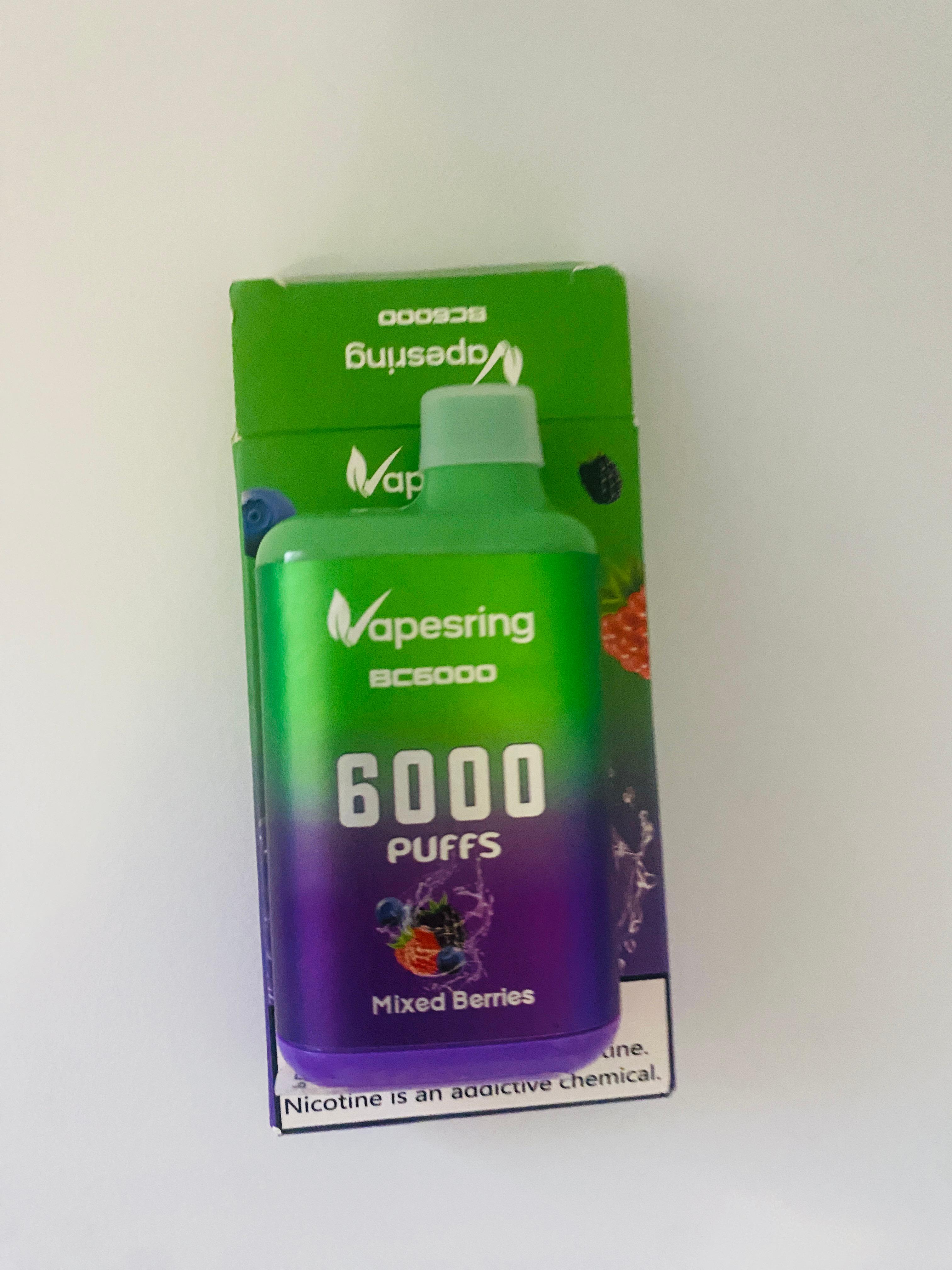 Best price for 6000 PUFFS RECHARGEABLE VAPE WITH TYP C PORT-5% NICOTINE ...