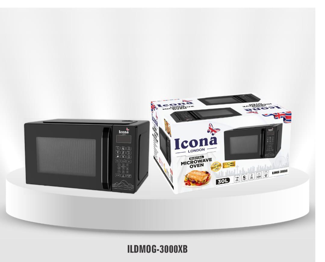 Best price for Icona London 30L Digital Microwave ILDMO-3000XB 30L ...