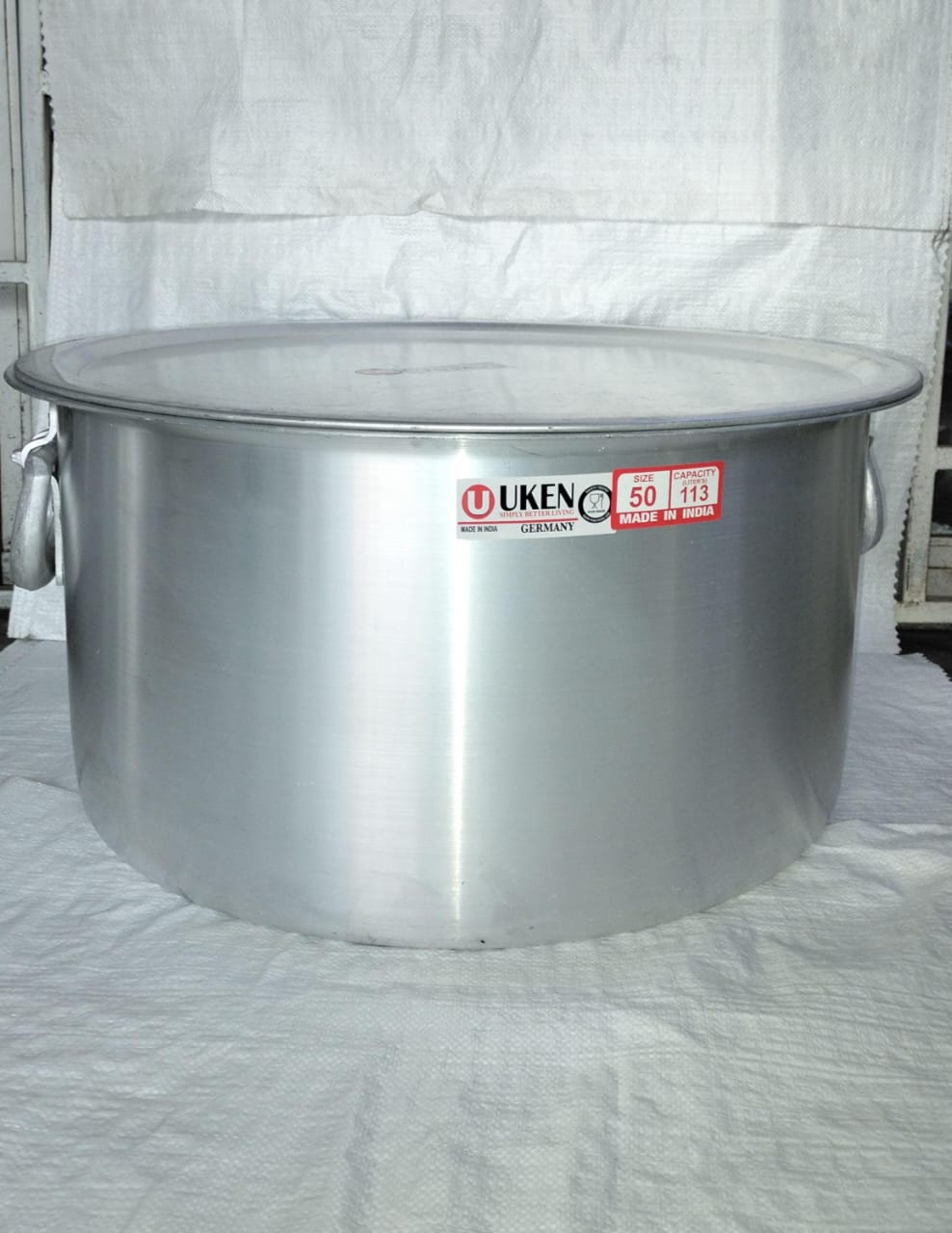 Best price for Heavy Duty Aluminum kitchen cooking Big Sufuria with lid ...