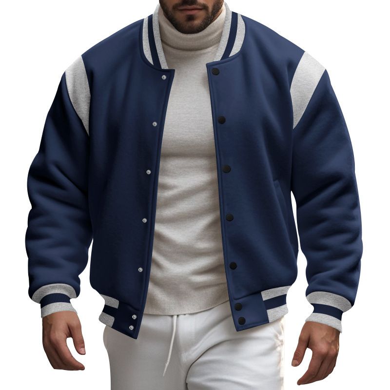 Best price for Men's varsity jacket fall outwear sport jackets coat ...