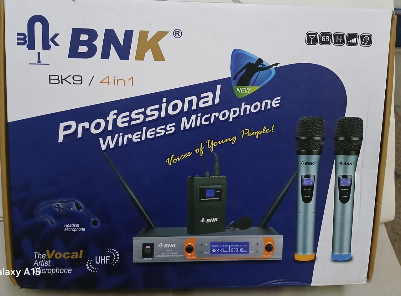 Best price for Bnk Bk9 Professional Wireless Microphone -Two wireless Handheld Microphones with ...