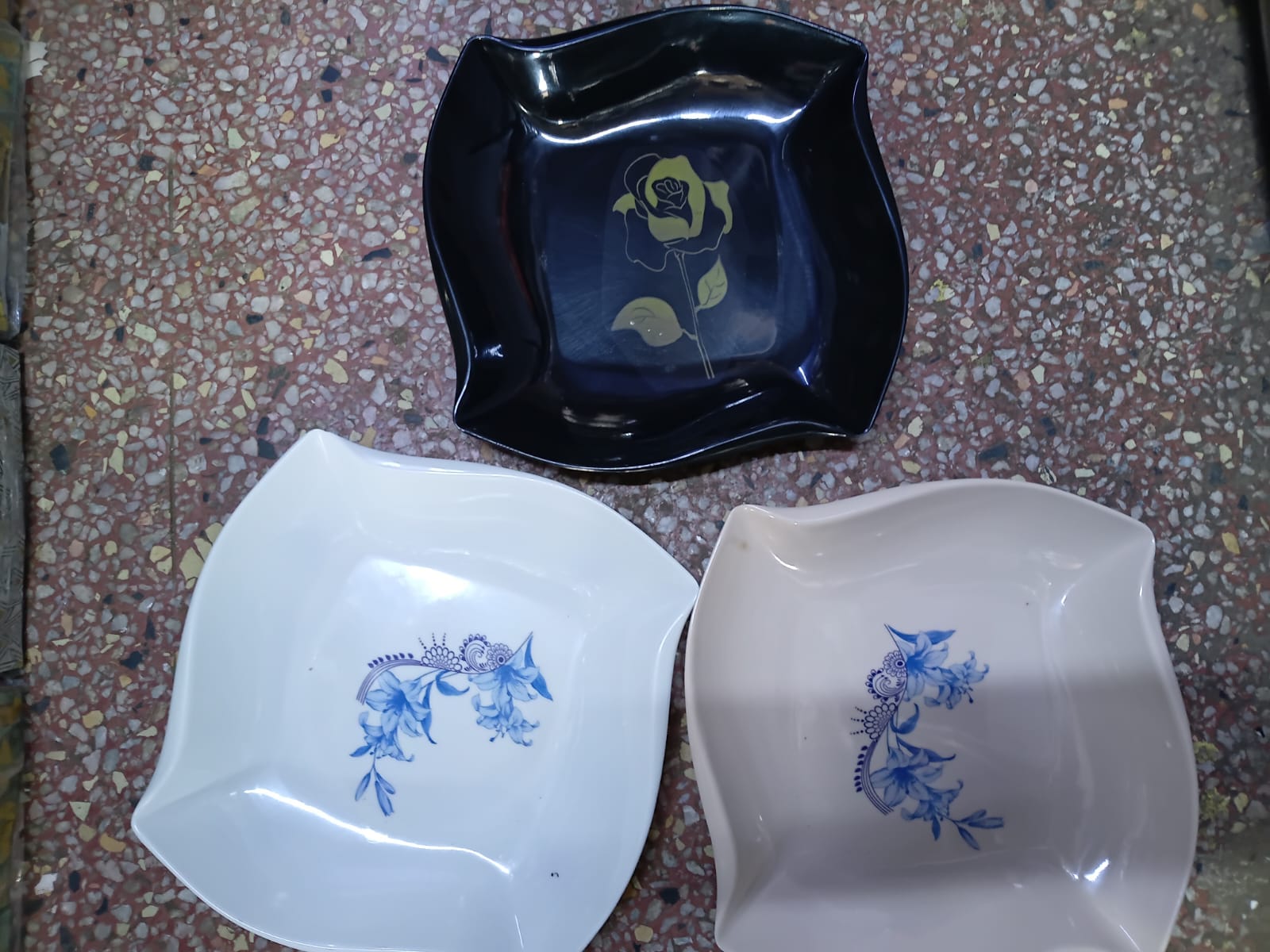 Best price for 12 Pcs Melamine Square Plates Set – Modern, Durable ...