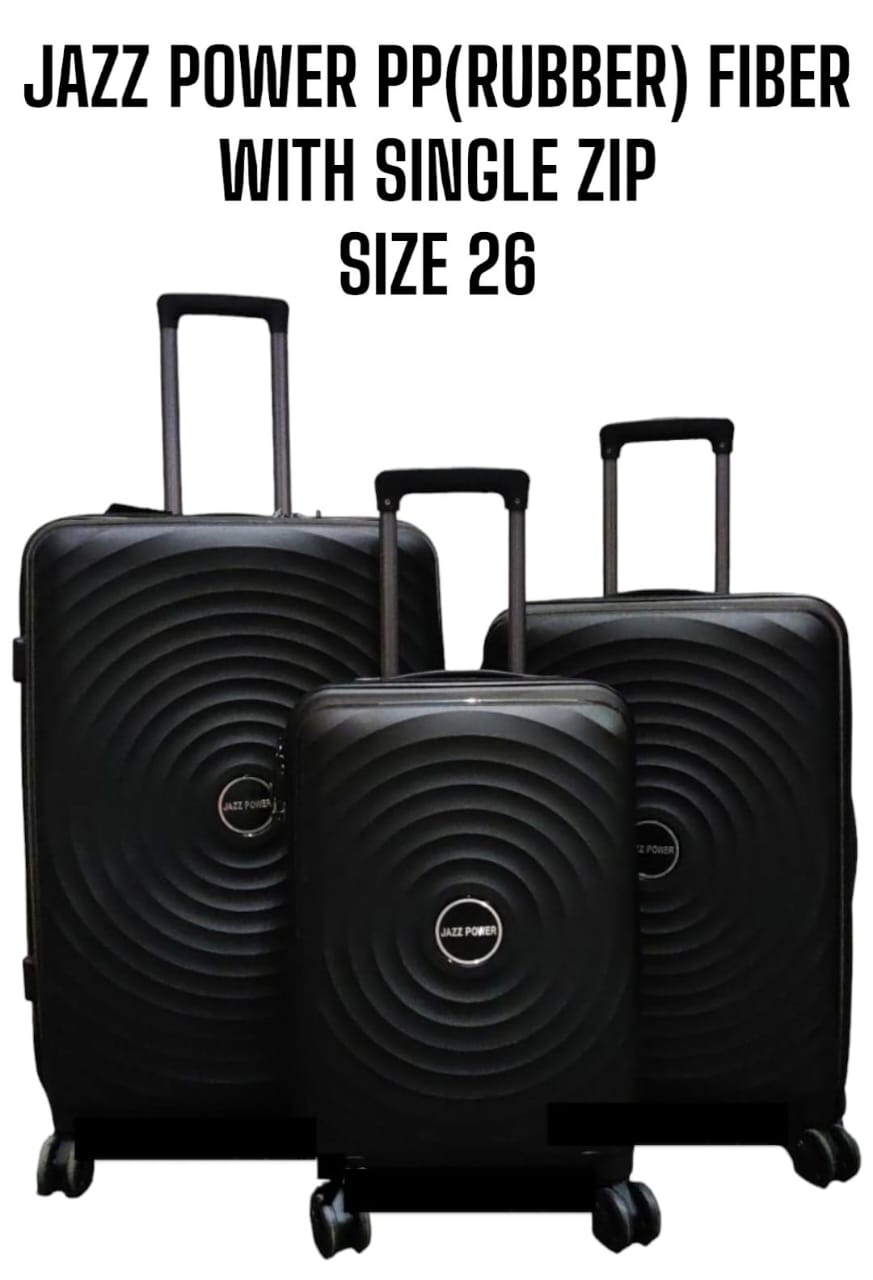 Best price for 3 IN 1 JAZZ POWER PP FIBER SUITCASE WITH SINGLE ZIP
