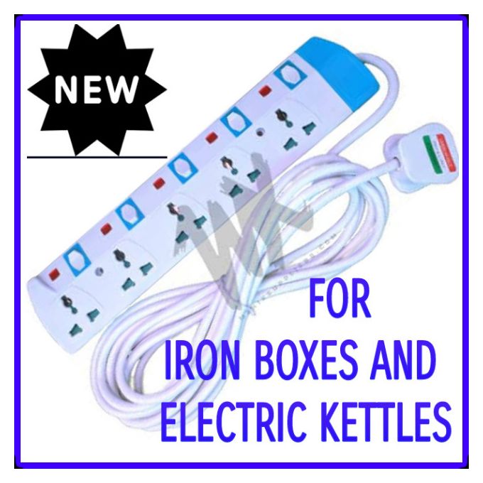 Best price for Power King 5 WAY GANG POWER EXTENSION SOCKET WITH SWITCH ...