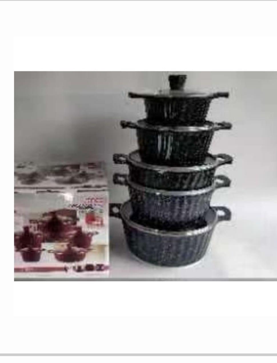 Best price for Bosch 10 PCs Heavy Granite Cooking Pot Sufuria Set With ...
