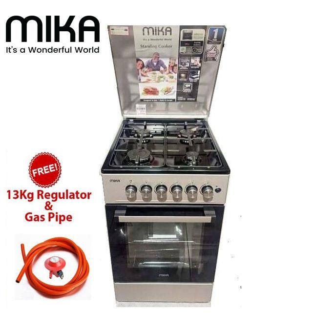 Best price for Mika Free Standing 4-Gas Cooker- 50CM x 60CM, Gas Oven ...