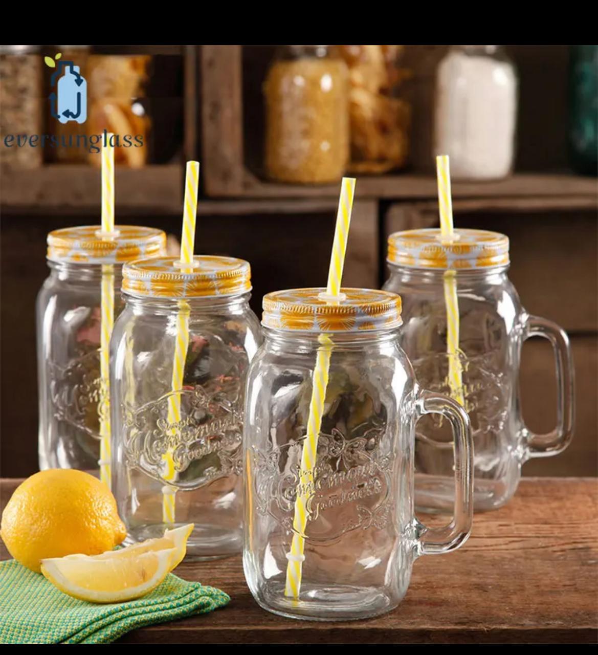 Best price for 400 ml cup glass good for take away yorghut smoothie ...