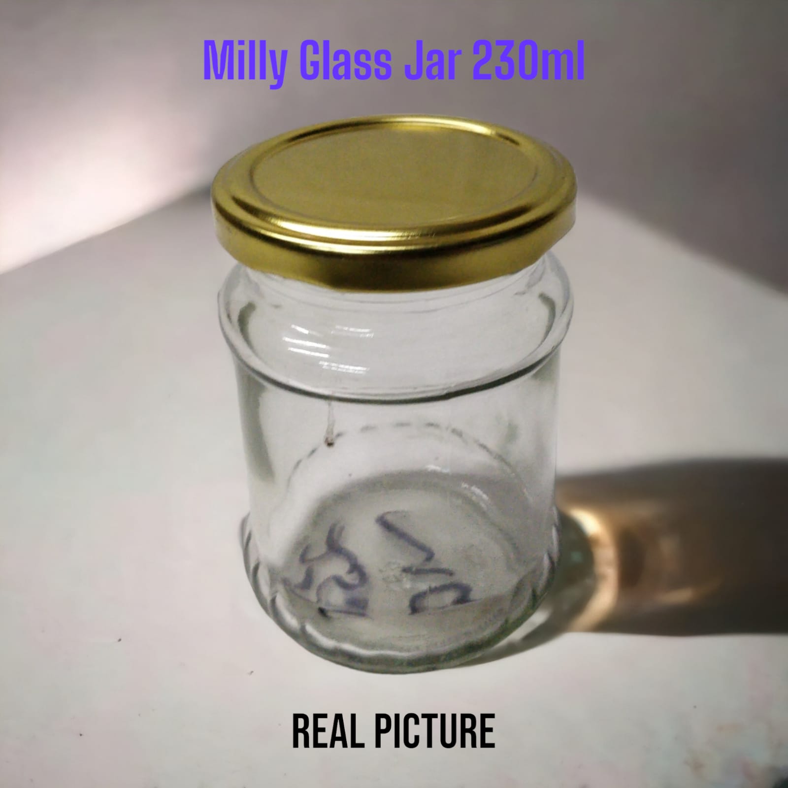 Best price for set of 3 Milly glass jar 230ml l with Metal Lid Preserve ...