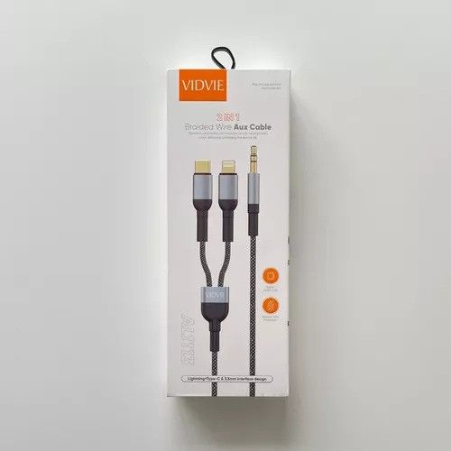 Best price for Vidvie 2 in 1 Auxiliary Audio Cable 3.5mm to Type-C ...