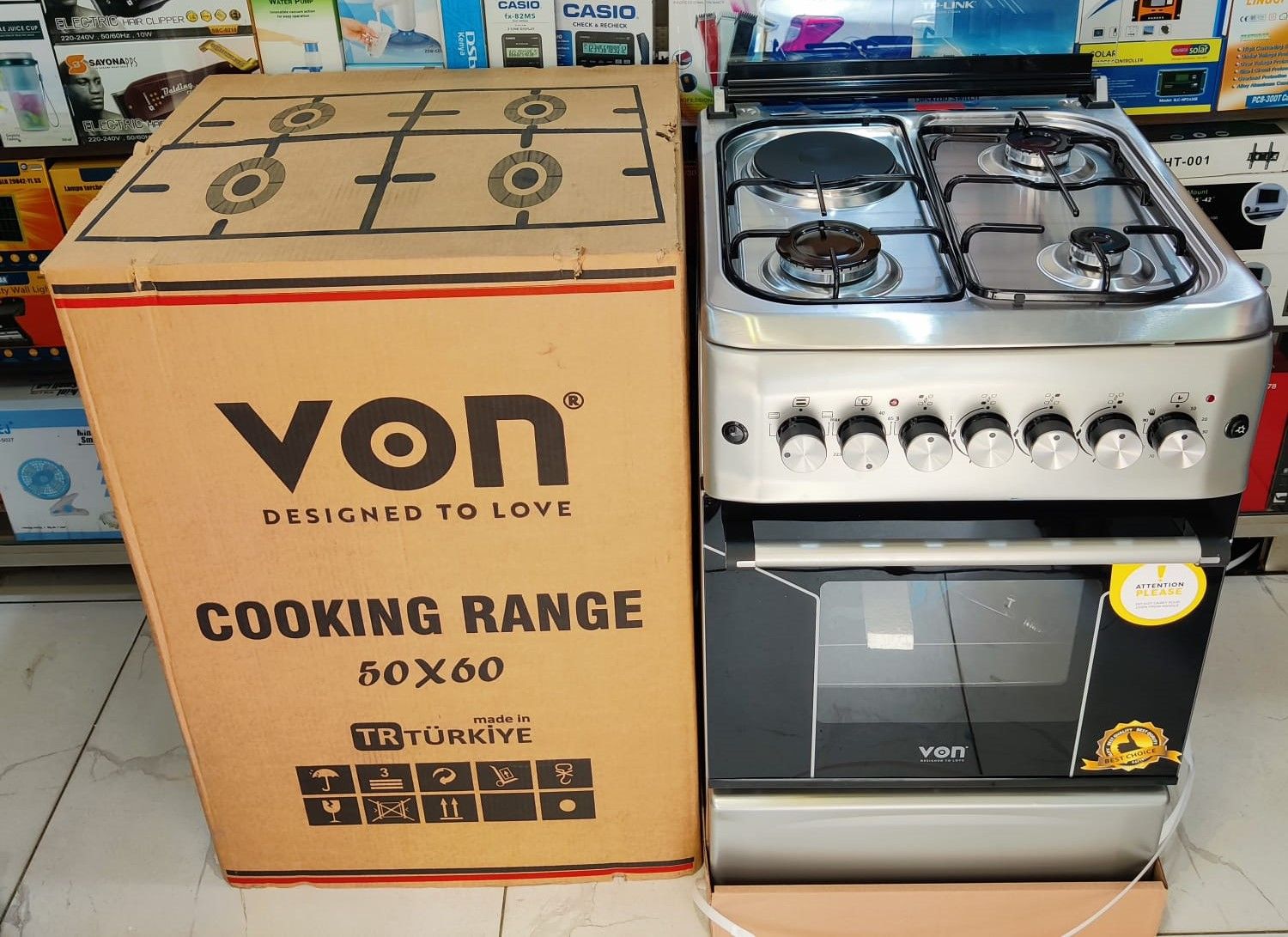 Best price for Von Hotpoint 60cm by 60cm, 3G+1E Standing Cooker ...