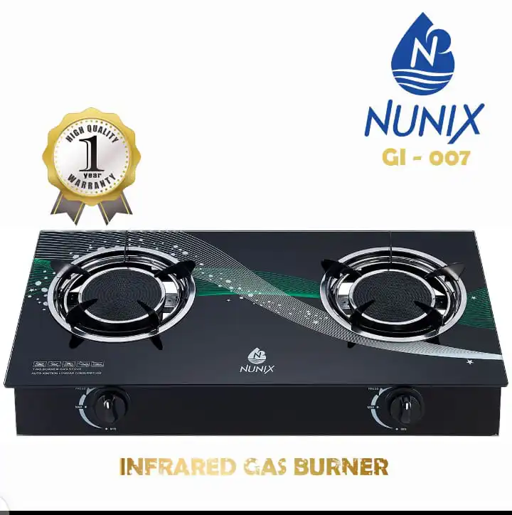 Best price for Infrared Double Burner Glass Top Gas Cooker – Fast ...