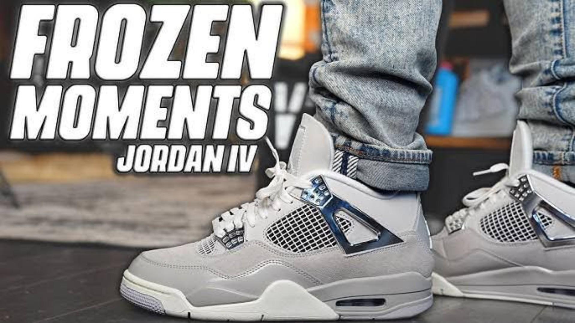Best price for 📛OFFER📛 ORIGINAL AIR JORDAN 4 RETRO, "FROZEN MOMENTS ...