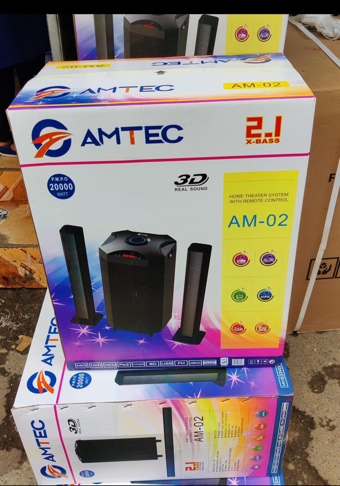 Best price for AMTEC AM-02 2.1 20000W HI-FI MULTIMEDIA SPEAKER SYSTEM ...