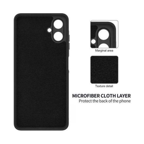 Best price for Samsung Galaxy A07 Cover Black Original Premium Silicone ...