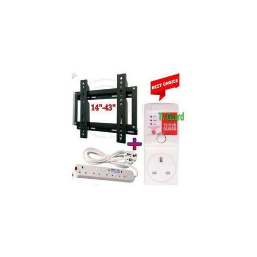 Best price for 14"43 WALL MOUNT TV GUARD WITH FREE 4 WAY EXTENSION ...