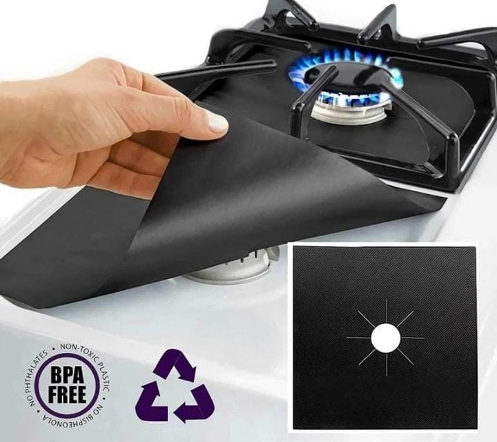 Best price for 4Pc Non-Stick Gas Cooker Protectors Cover Liner Mat Pad ...
