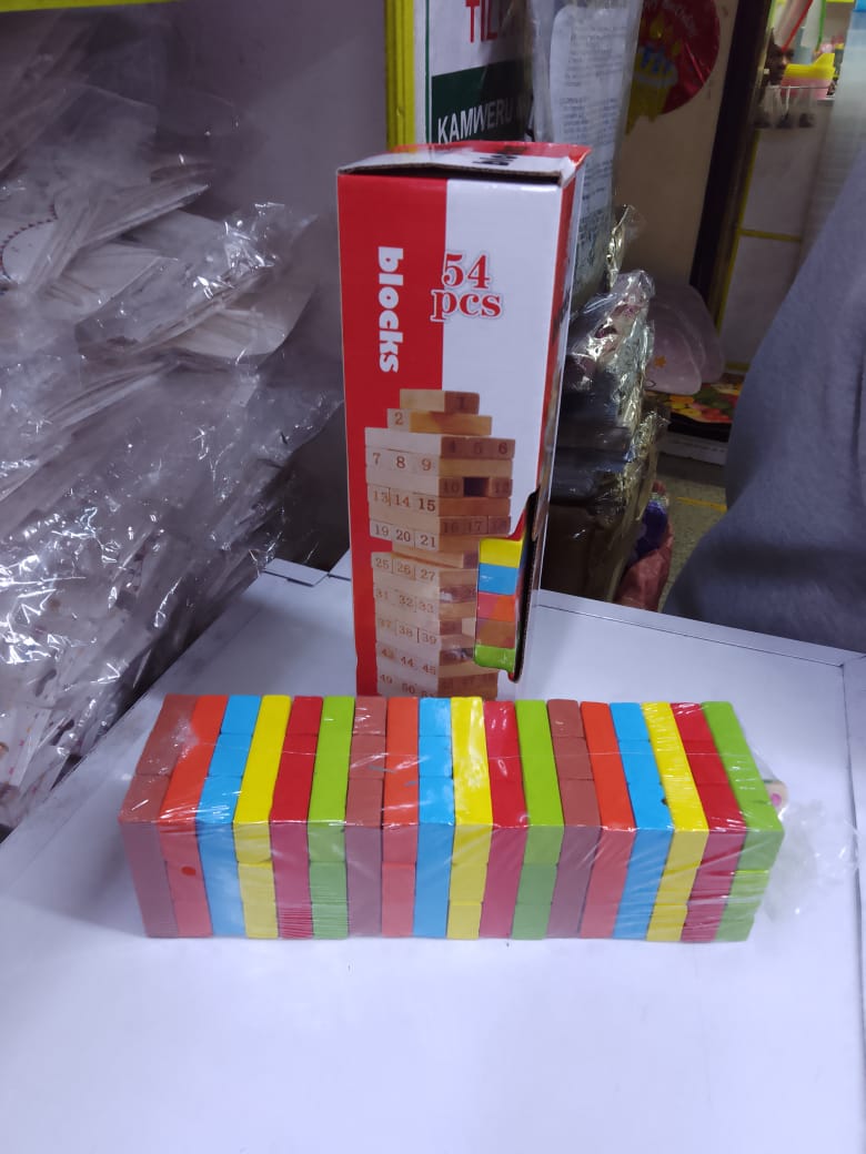Best price for Jenga friends game Tower Toy (Wooden)54 Pcs Wooden ...
