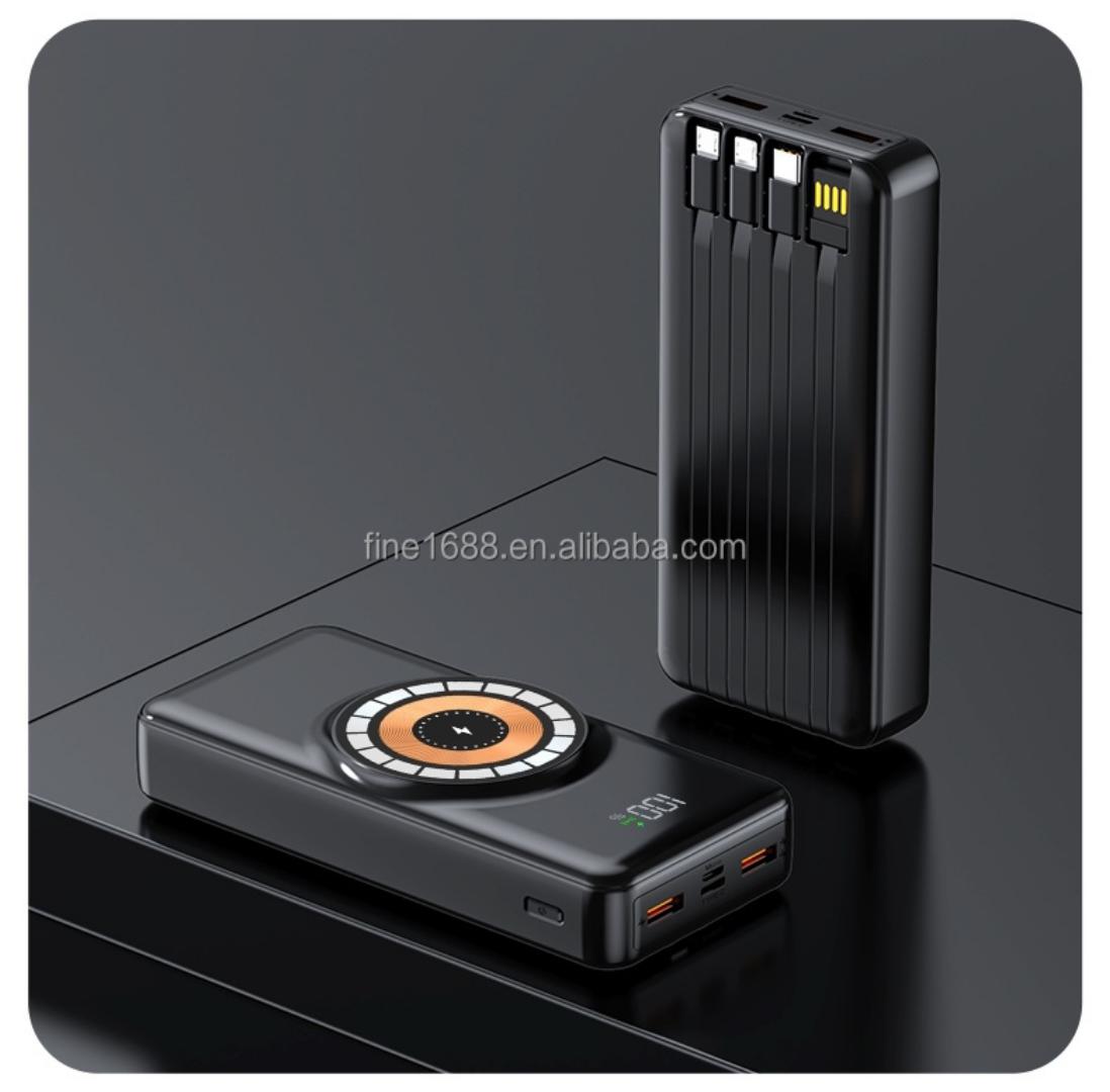 Best price for Fast charging powerbank 30000mAh wireless powerbank with own inbuilt charging ...
