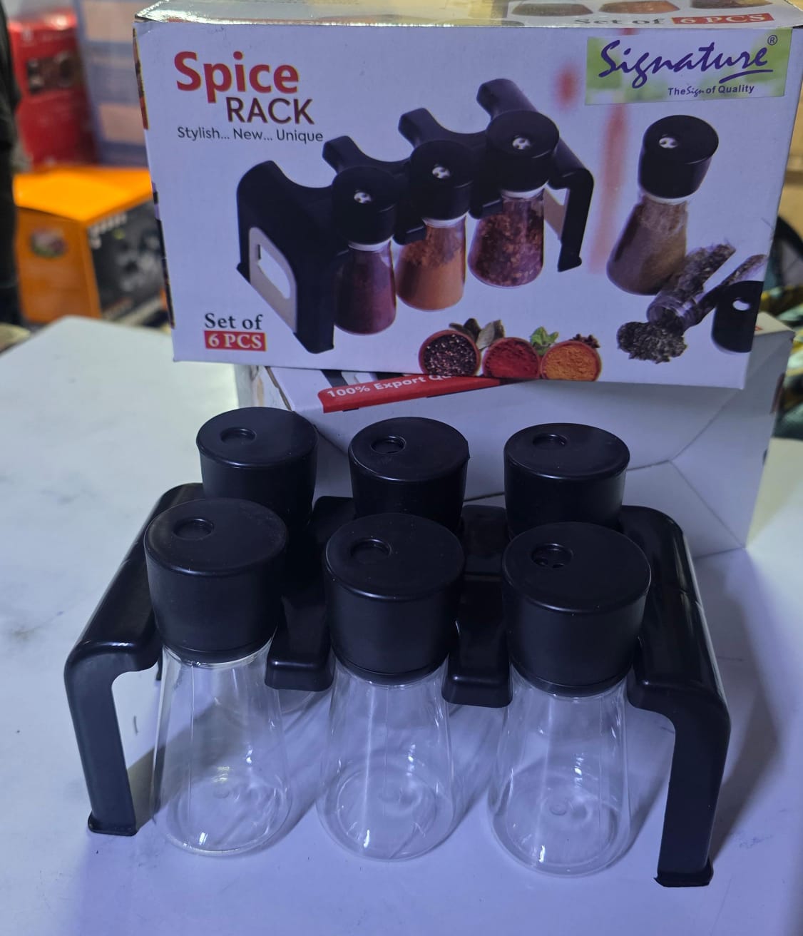 Best price for SPICE RACK. Spice rack 6 pcs with stand, Compact ...