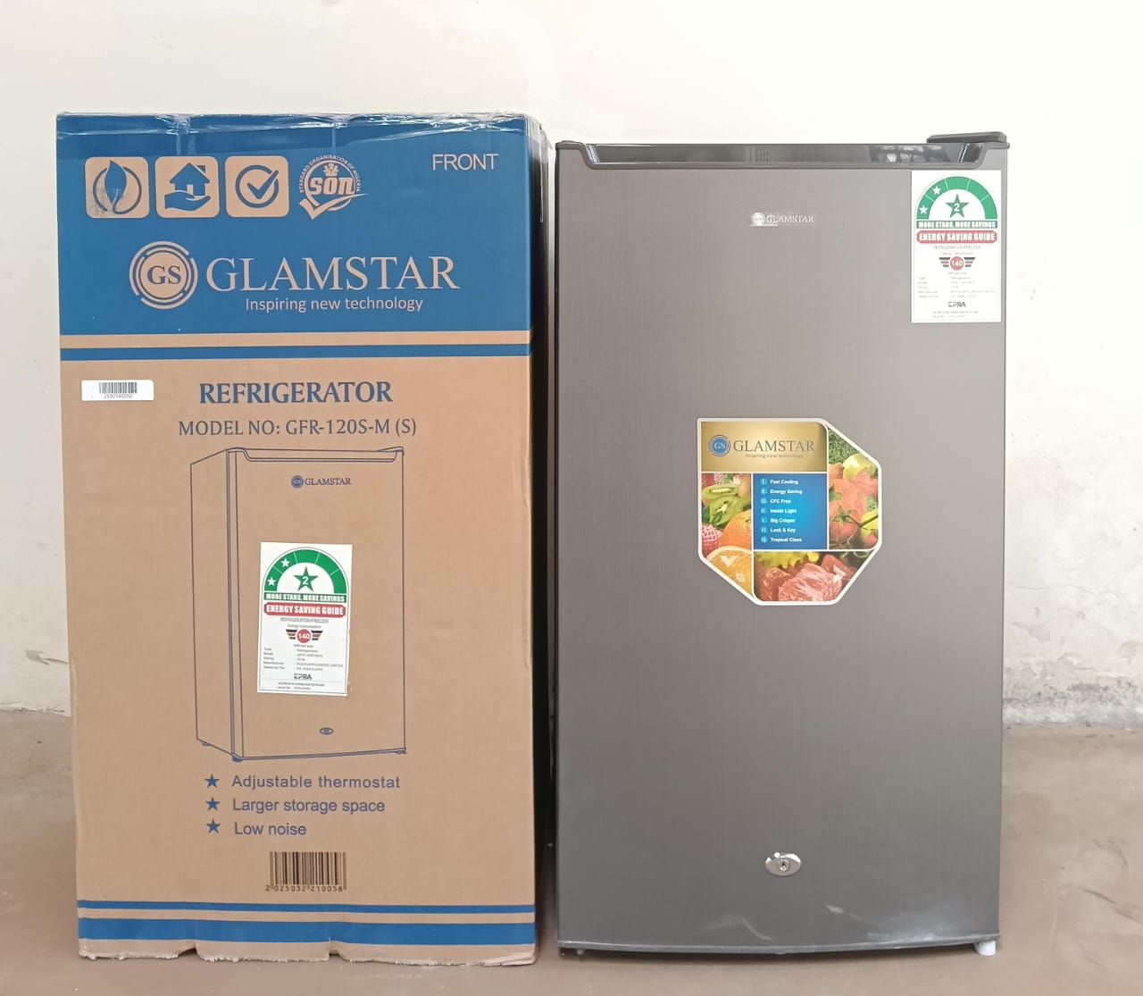 Best price for REFRIGERATOR. Glamstar SINGLE DOOR FRIDGE 90LITRES ...