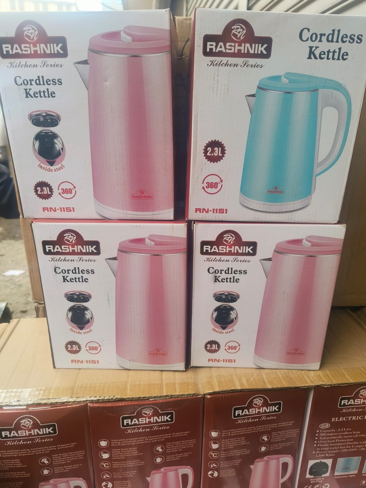 Best price for FRESH PICKS. ELECTRIC KETTLE. 2.3 litres Rashnik plastic ...