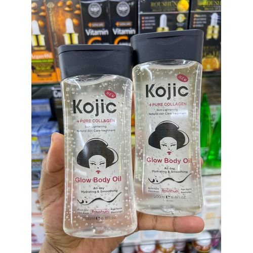 Best price for Kojic Acid Body Glowing Oil+ Pure Collagen Skin ...