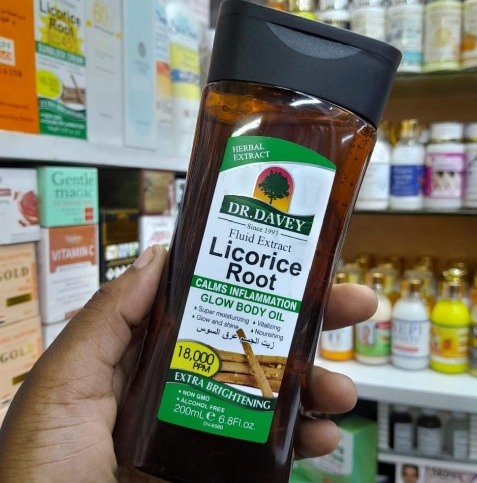 Best price for Dr. Davey Licorice Root Extra Brightening Glow Body Oil ...
