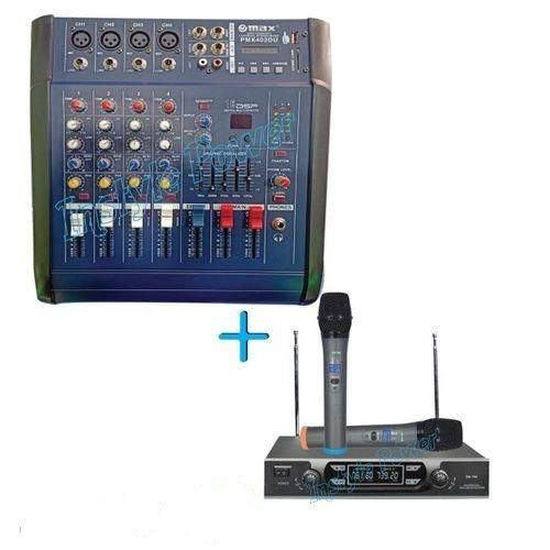 Best price for Max 4 CHANNEL POWERED MIXER + DIGITAL WIRELESS ...