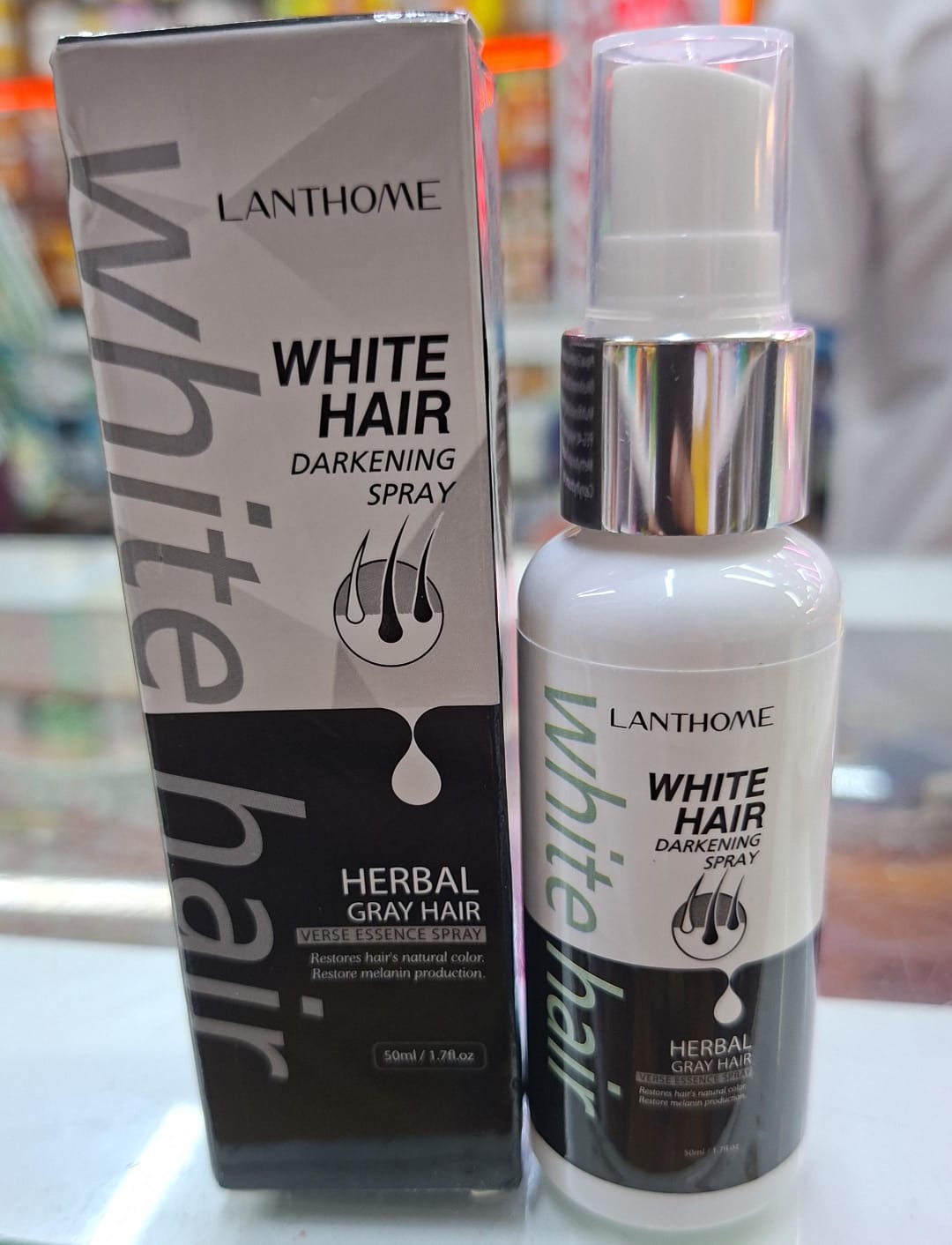 Best price for Lanthome WHITE DARKENING SPRAY ,RESTORE HAIRS TO NATURAL ...
