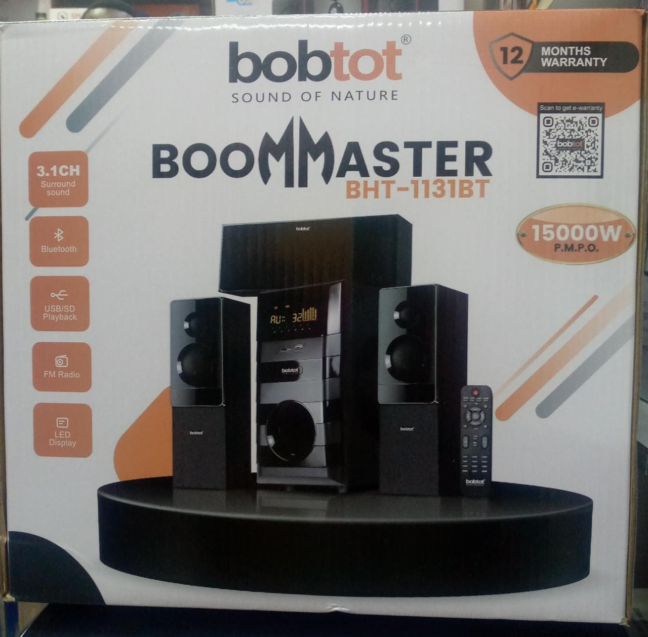 Best price for Sayona Boom master Bht 1131bt 15000watts 3.1 channels - Remote, LED Display ...