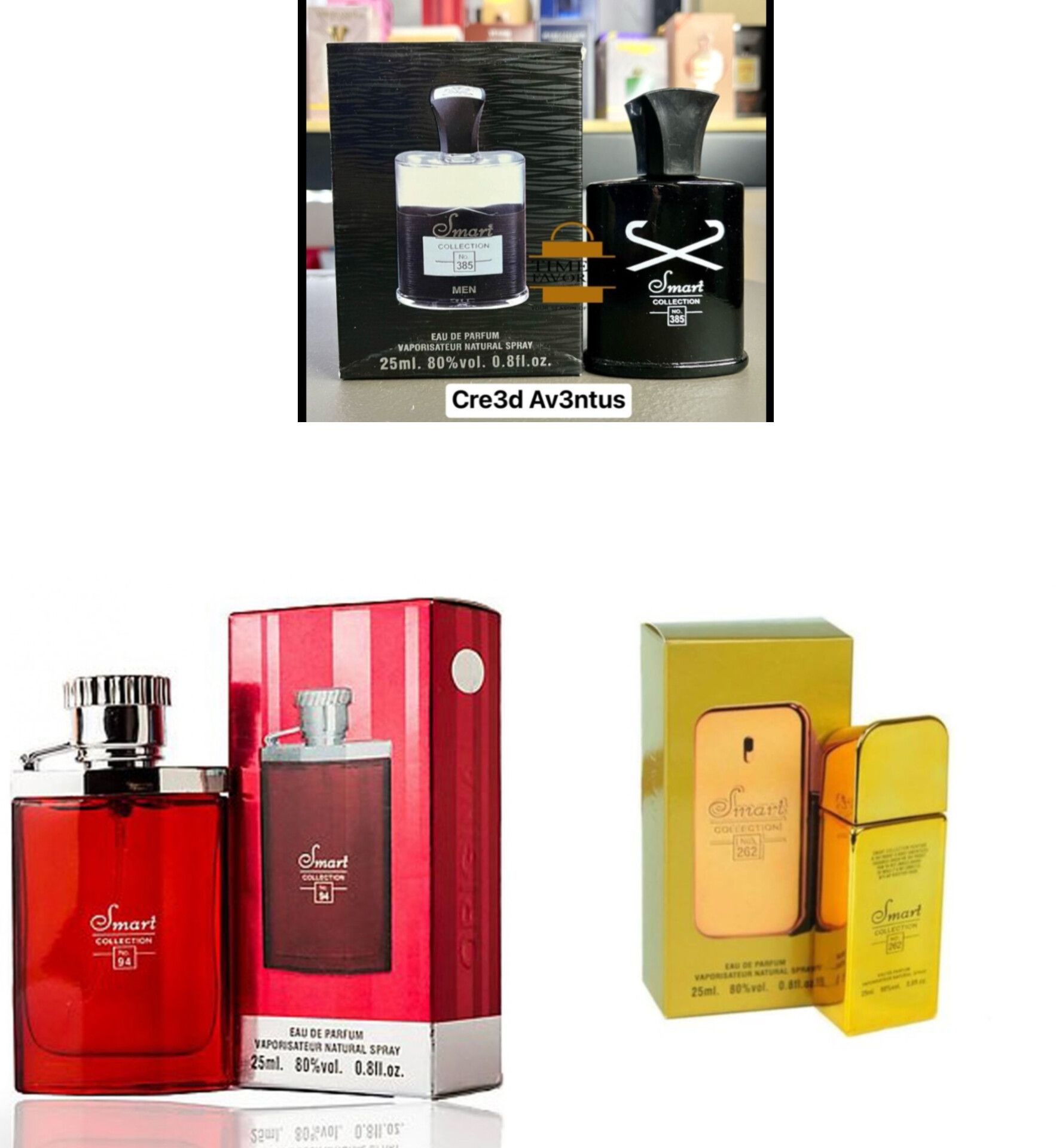 Best price for 3pcs Smart collection one million perfume + Dunhill red ...