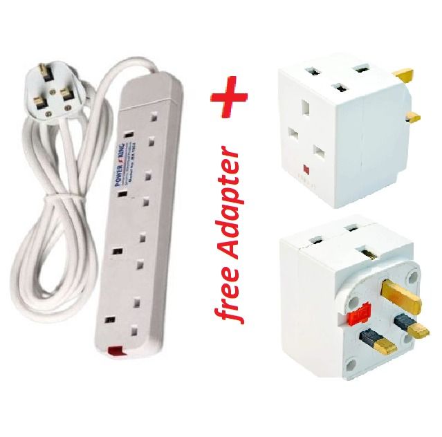 Black Friday Discounts for 4 way Power Extension Plus 3 Way Socket ...