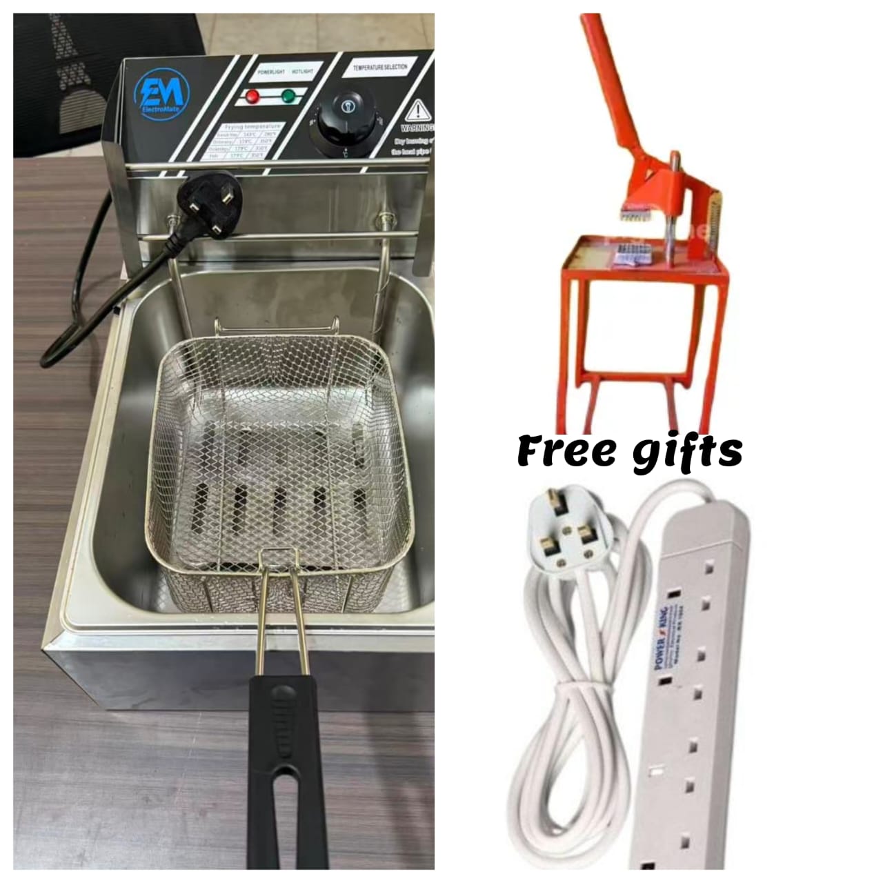 Best price for Electromate single electric deep fryer with "free gifts ...