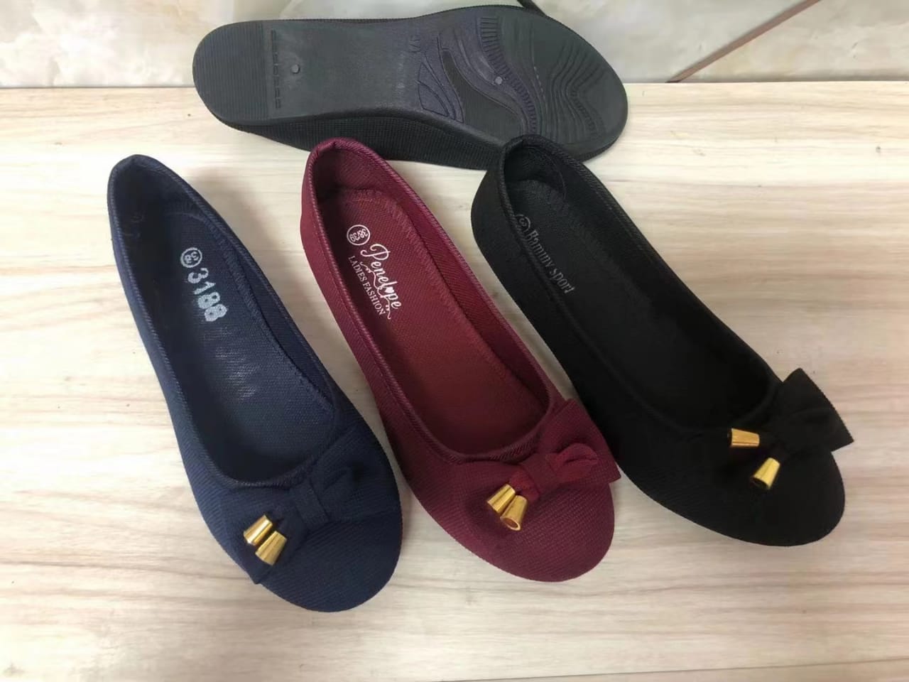 Best price for Ladies canvas flat dolly shoes