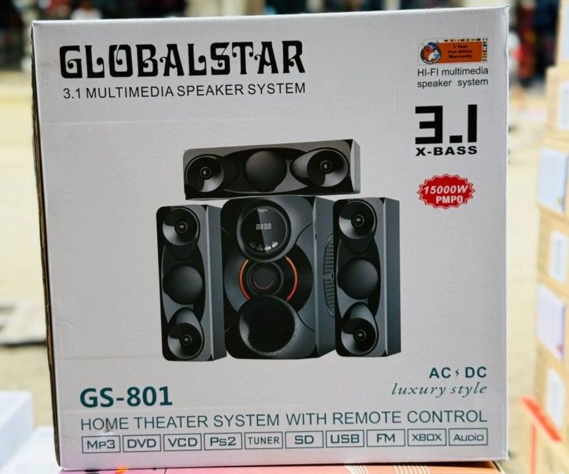 Best price for GLOBALSTAR GS-801 3.1-CHANNEL X-BASS HOME THEATER SYSTEM ...