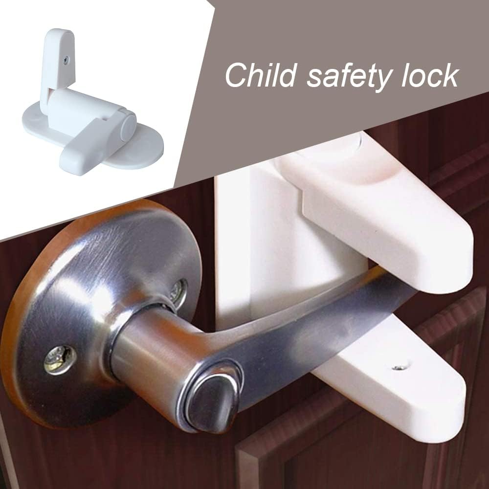 Best price for Door Lock Without Drilling Lever Locks Strong Adhesive ...