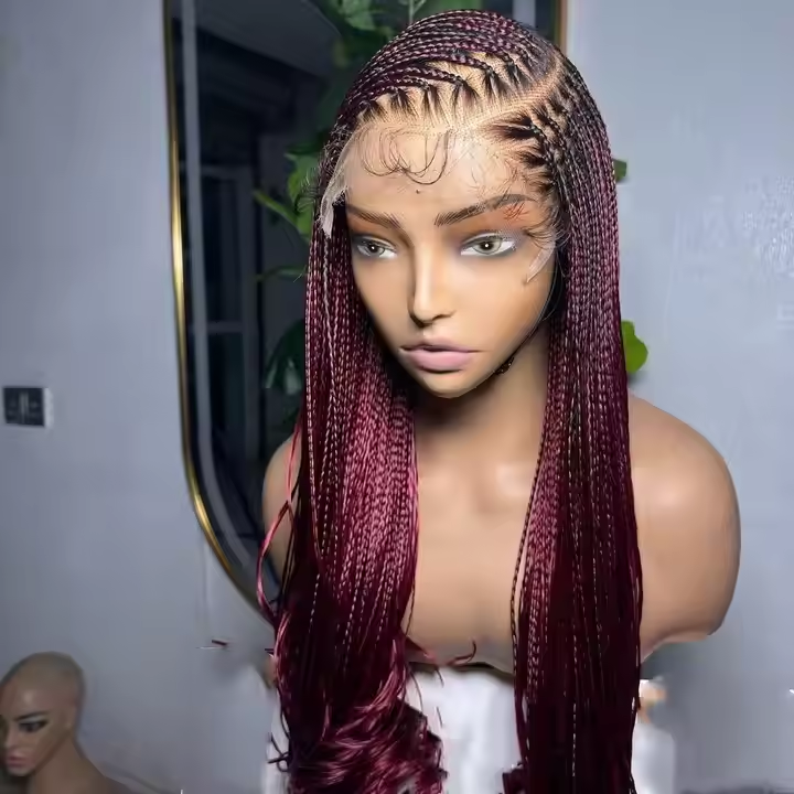Best price for short cornrow micro full knotless glueless styles box ...