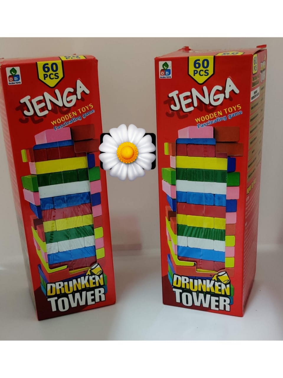 Best price for 🫰FASCINATING GAME ️60PCS DRINKEN TOWER jenga wooden toys ...