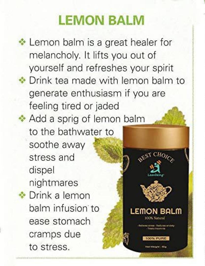 Best price for lemon balm powder(treat acidty, ulcers, bloating and ...