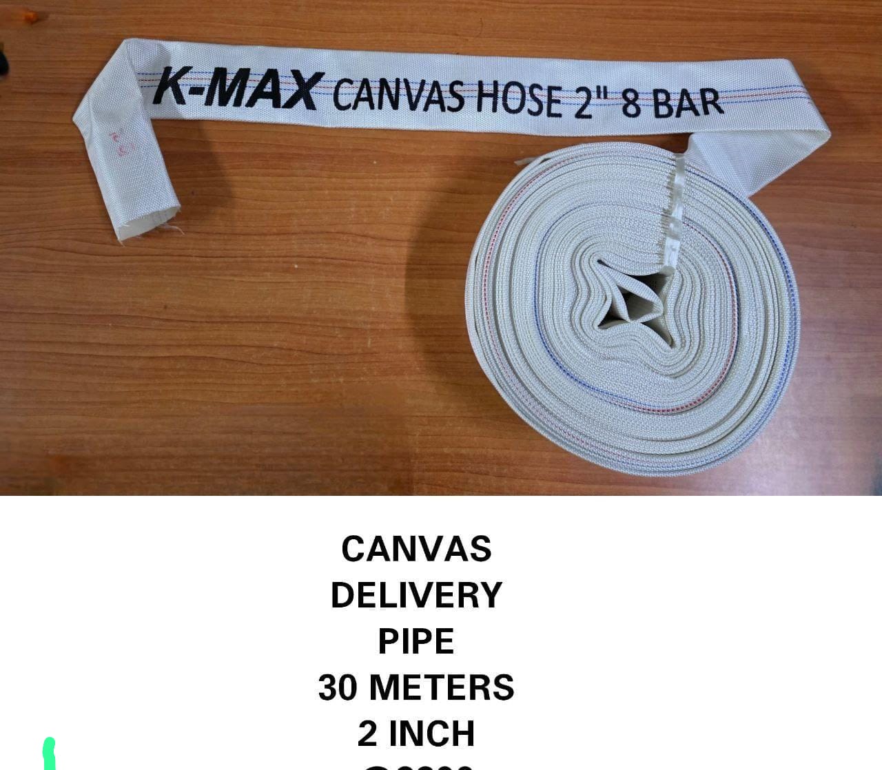 Best price for Canvas delivery pipe 30 meters 2 inches Multi layered ...