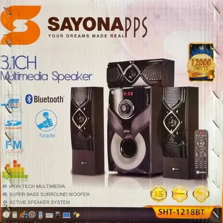 Best price for Sayona SHT-1218BT 3.1 This Sayona woofer boasts of a ...