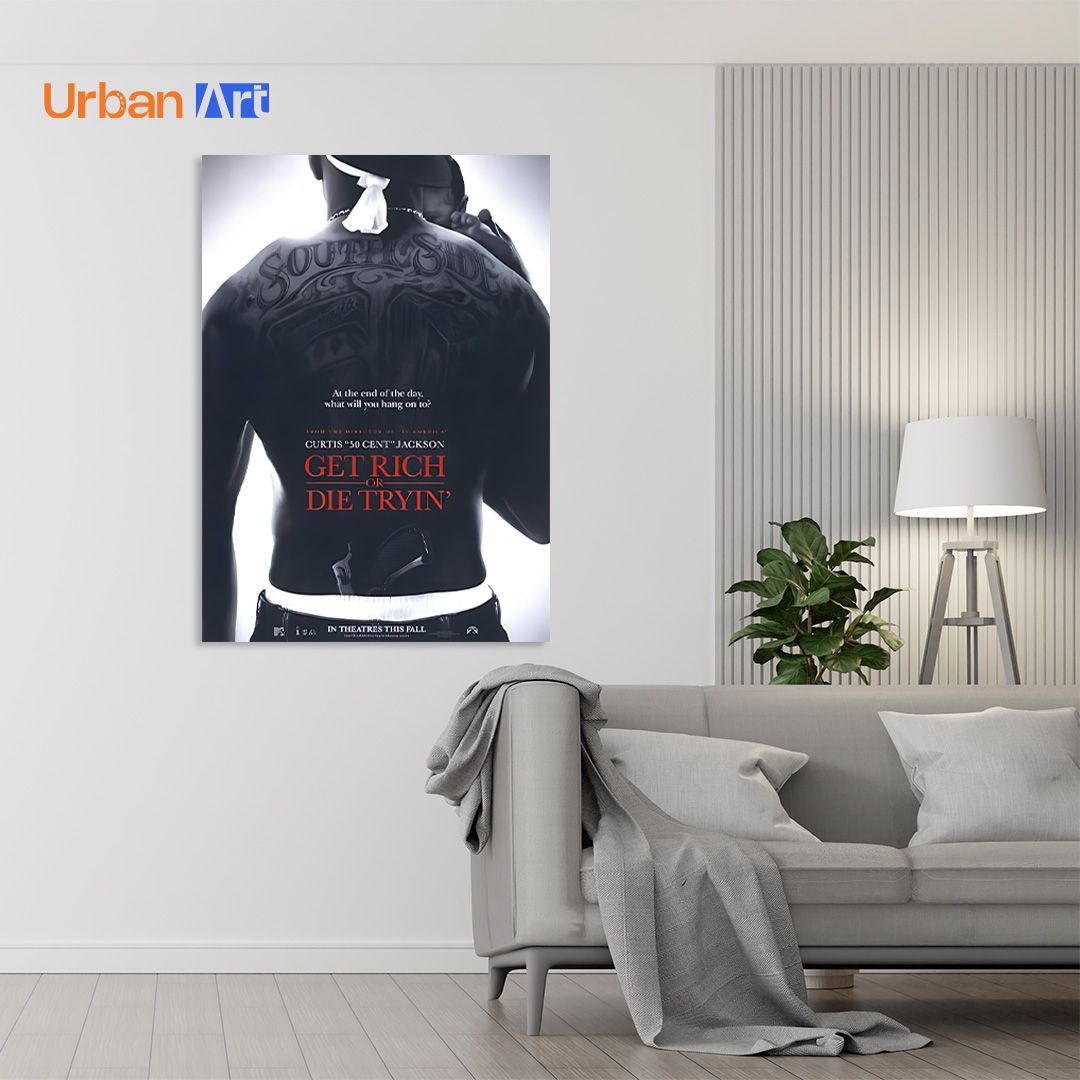 Best price for 50 Cent 'Get Rich' Wall Art Print Size-Small (30 cm x 42 ...