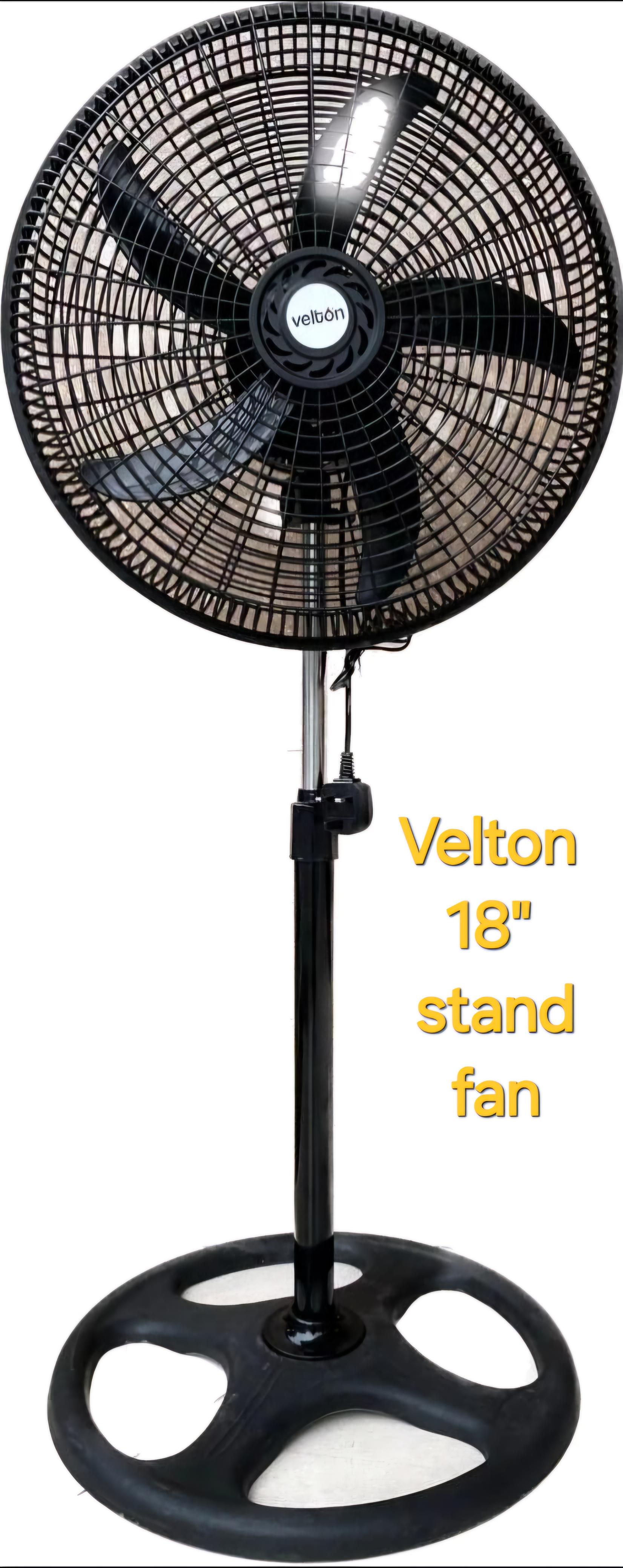 Best price for Velton standing fan 18 inch black,Fan with Remote ...