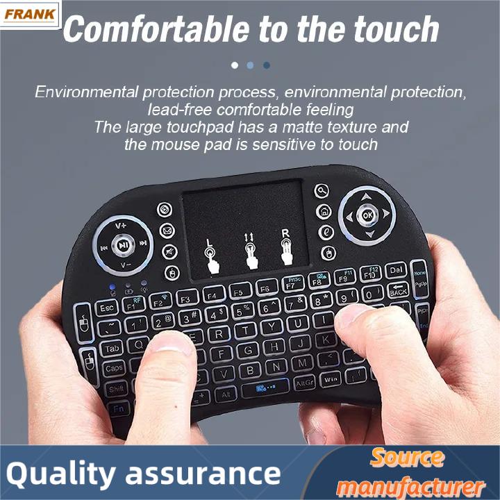 Black Friday Discounts for FRANK New i8pro 7Colors Backlight 2.4Ghz + Bluetooth USB Wireless ...