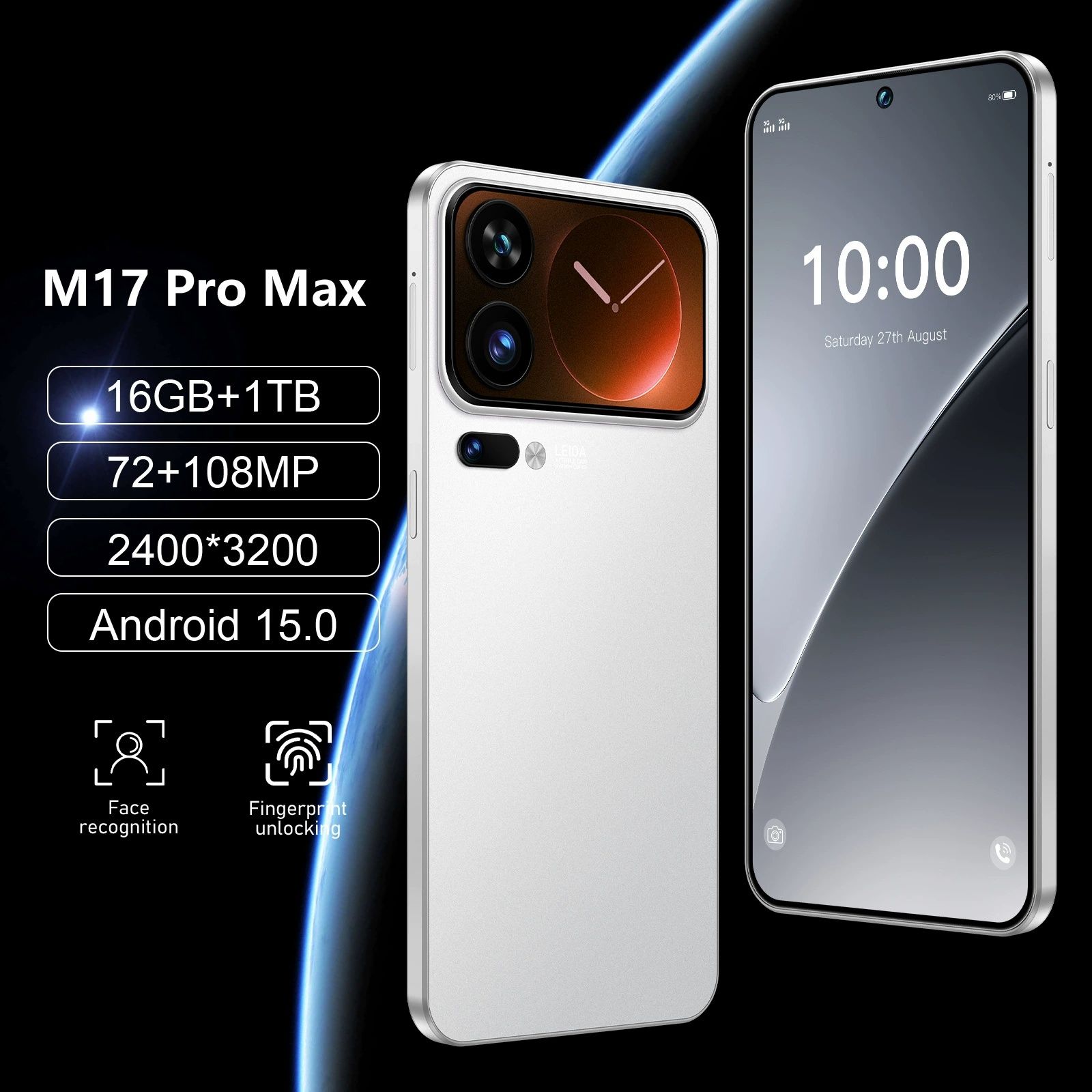 Best price for New M17 Pro Max Unlocked Phone 6.8" Large Screen 3+16GB ...